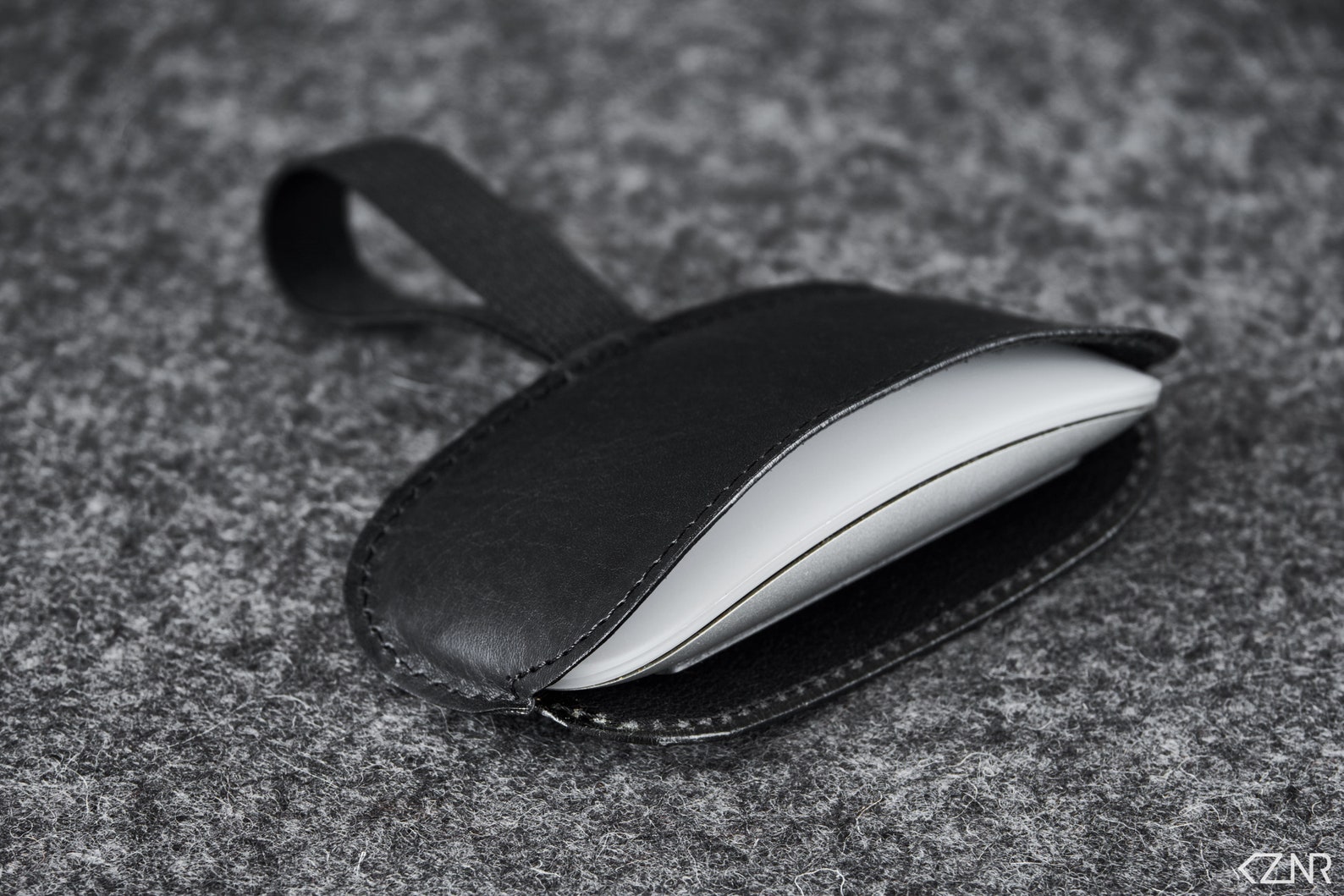 Leather Apple Magic Mouse Case Hand-made Black Leather | Etsy