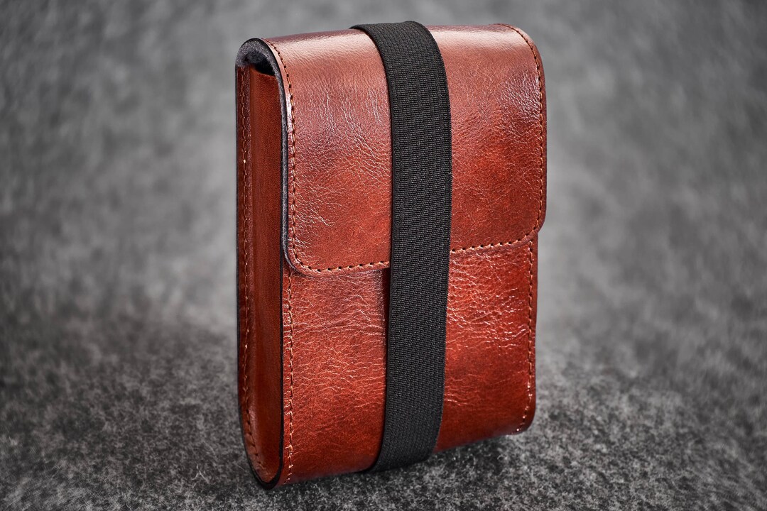 Leather Felt Camera Case Box Bag Purse Hand Made Contax T2 Ricoh Nikon ...