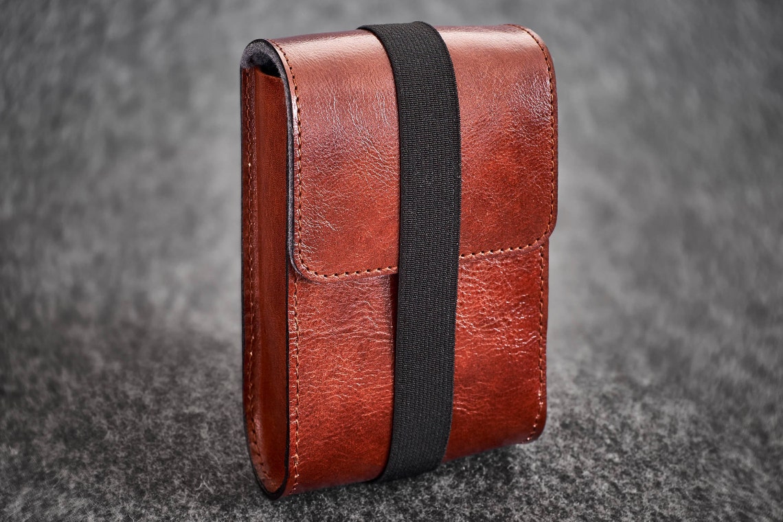 Leather Felt Camera Case Box Bag Purse Hand Made Contax T2 Ricoh Nikon ...