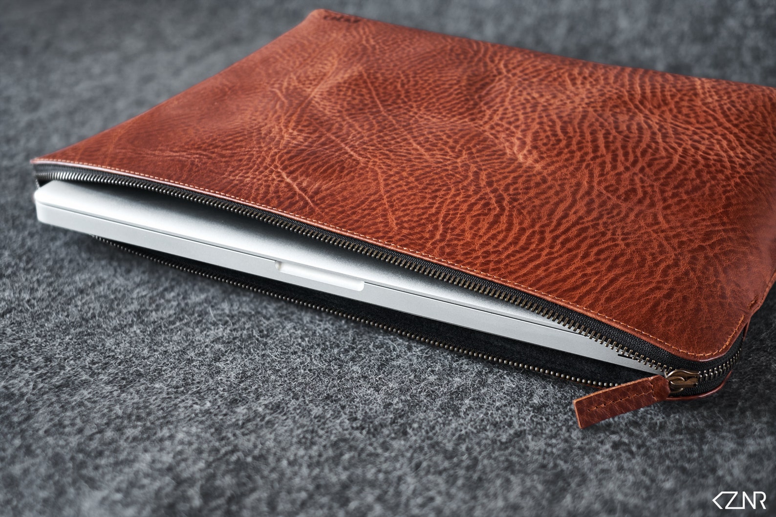 Leather Padded Laptop Bag Case Folio Hand-made - Etsy