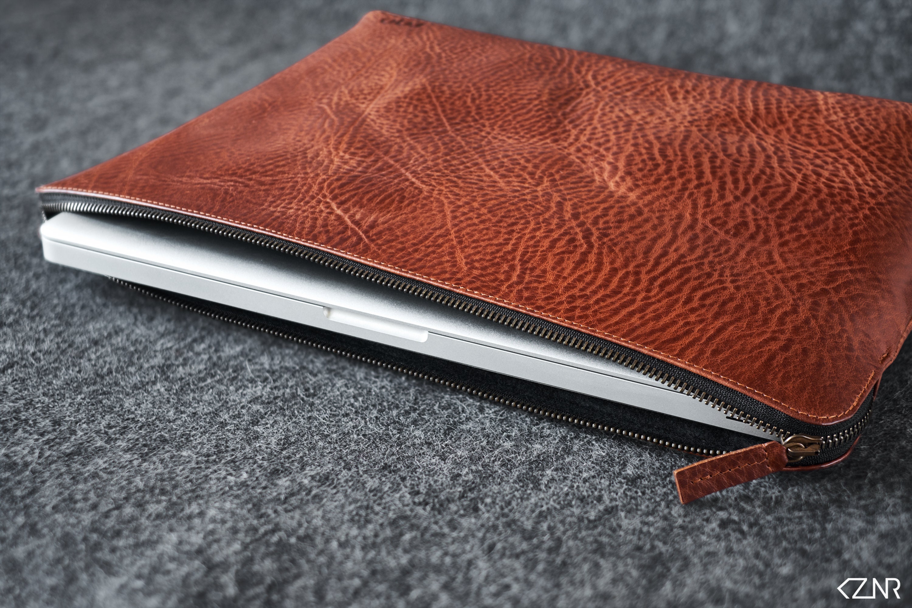 Leather Padded Laptop Bag Case Folio Hand-made | Etsy