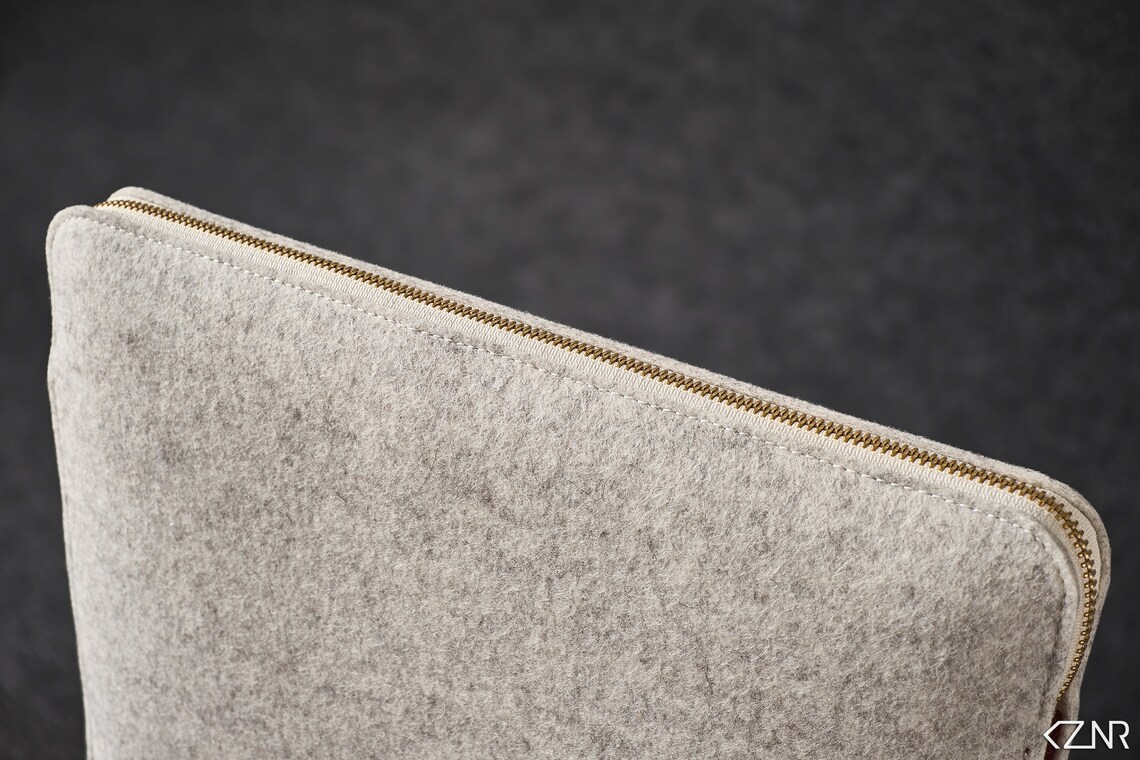 Laptop Felt and Leather Folio Case Hand-made - Etsy