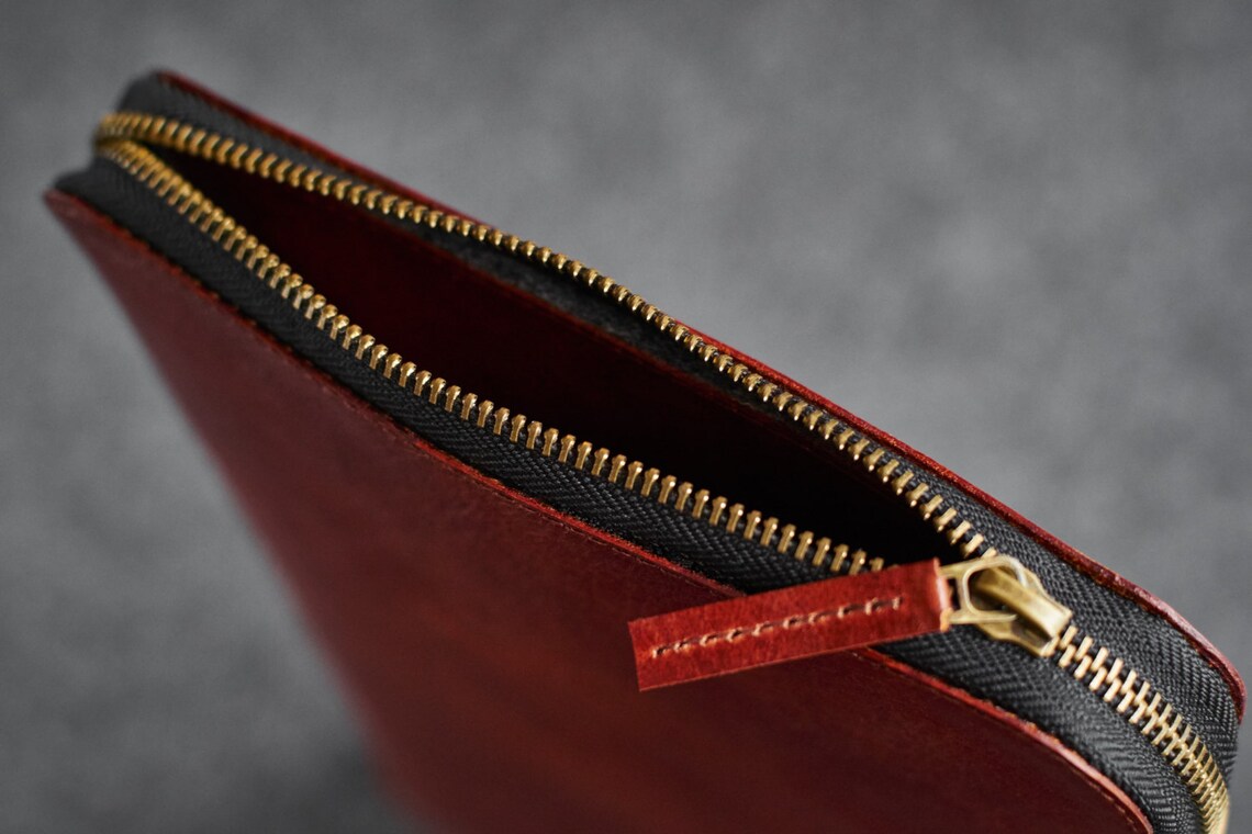 Leather Felt Folio Ipad Mini Travel Case Hand-made | Etsy