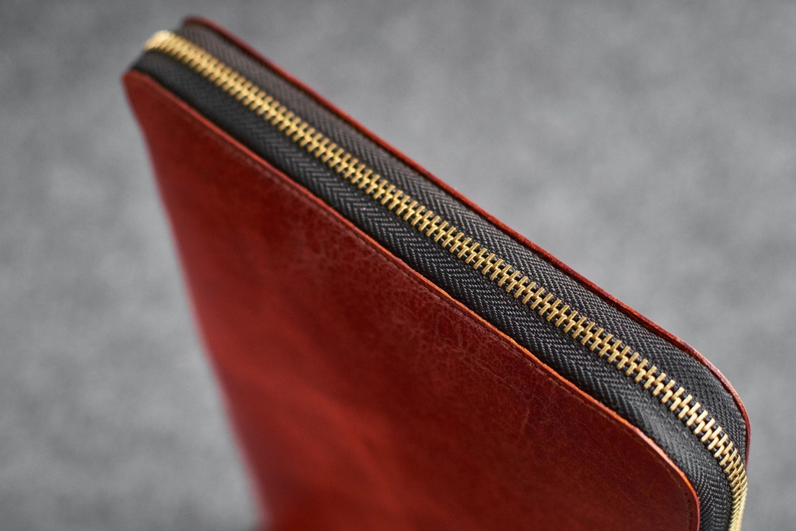 Leather Felt Folio Ipad Mini Travel Case Hand-made | Etsy