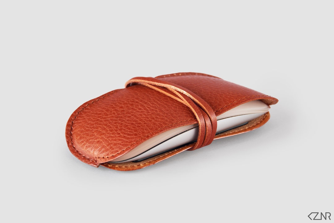 Leather Apple Magic Mouse Case Hand Made - Etsy