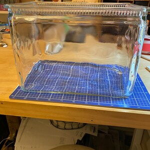 Antique Clear Glass Wet Battery Box - Etsy