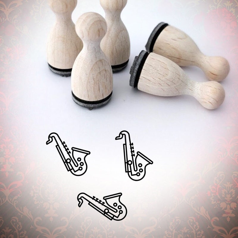 Saxophone Seal - Etsy UK