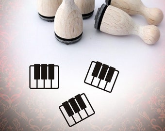 Music Staff Lines Piano Keys Music Teacher Stamp/ Rubber Stamp ...