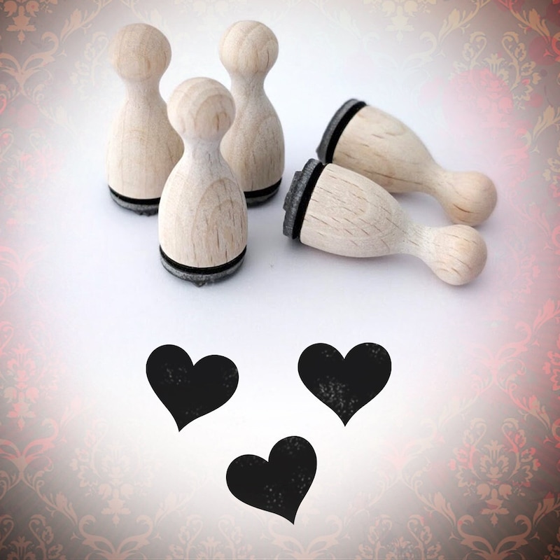 Love Heart Stamp - Etsy