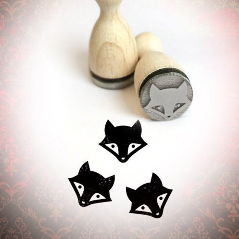 Fox Stamp - Etsy UK
