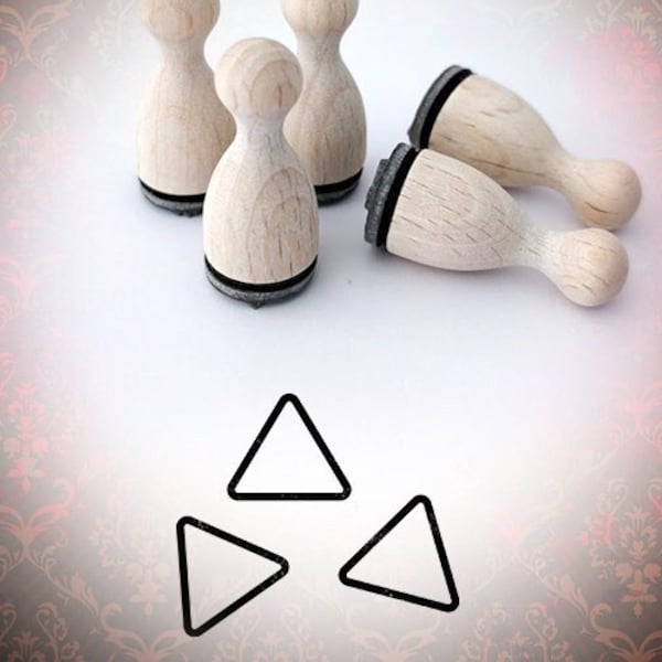 Triangle Stamp - Etsy