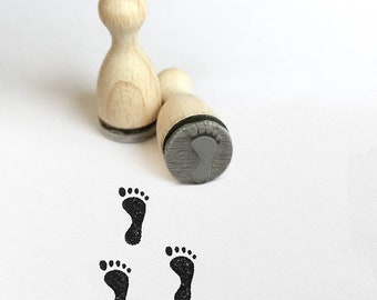 Footprint stamp | Etsy