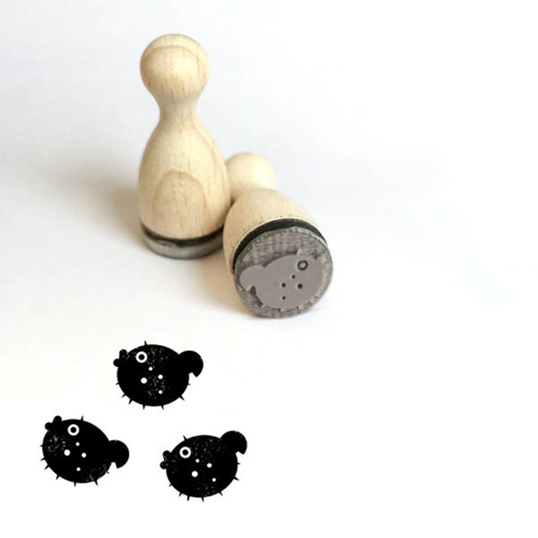 Mini Stamp Blowfish - Etsy