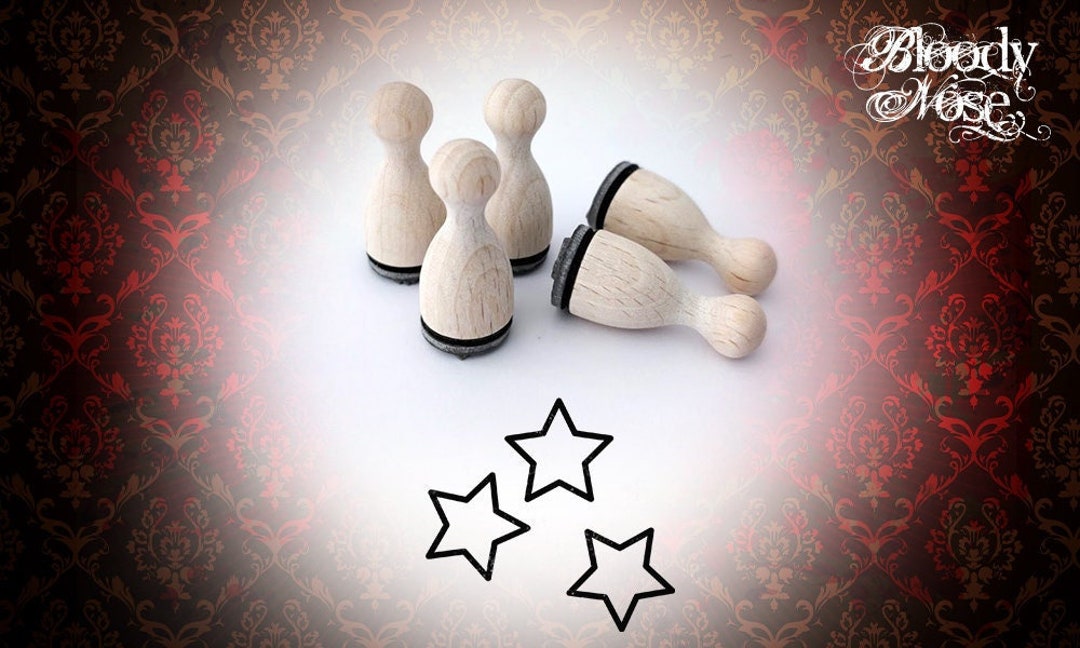 Mini Stamp Star Outline - Etsy
