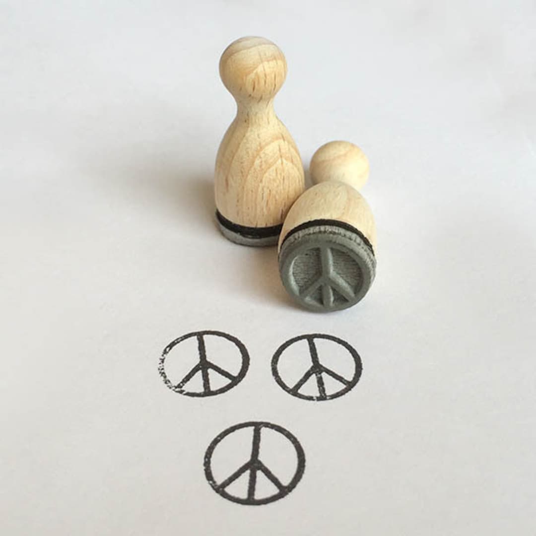 Mini Stamp Peace Symbol - Etsy