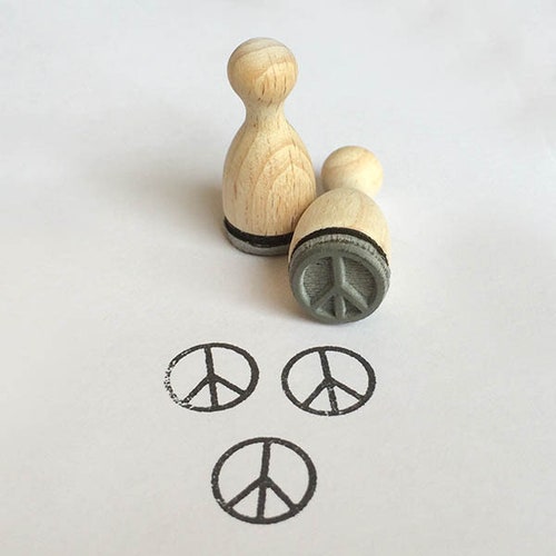 Mini Stamp Peace Symbol - Etsy