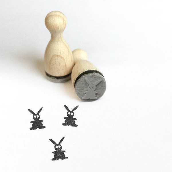 Easter Bunny Stamp - Etsy