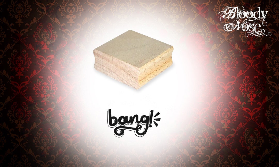 BANG 3D Lettering Stamp - Etsy UK