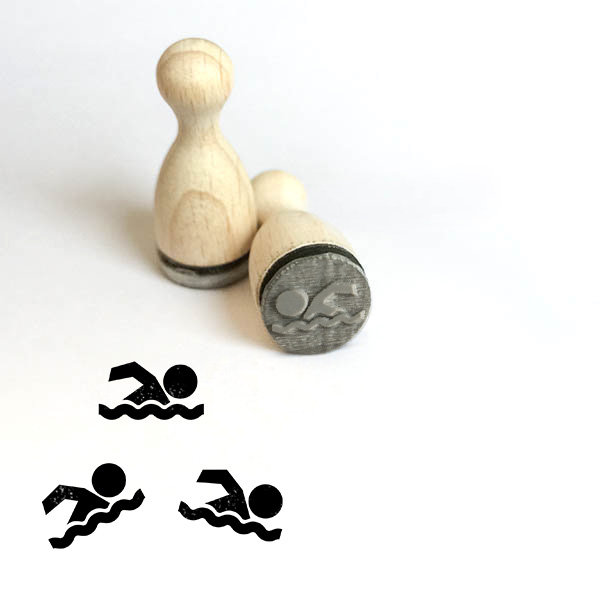 Mini Stamp swimming | Etsy