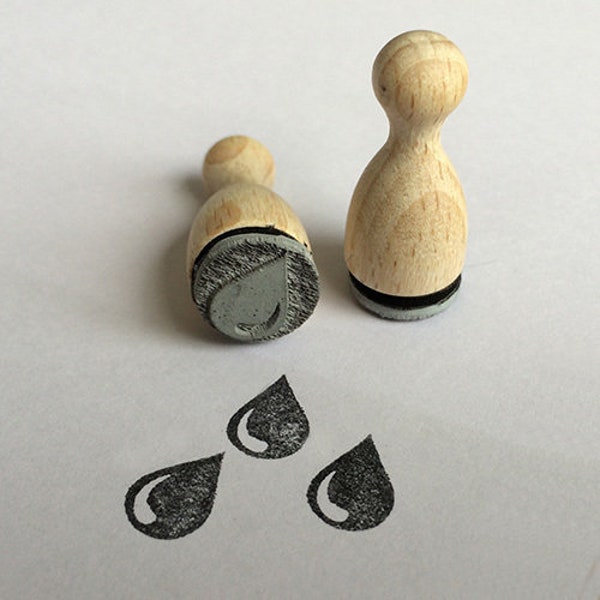 Water Drop Stamp - Etsy