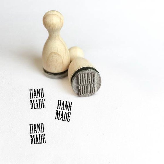 HAND MADE Word Mini Stamp | Etsy
