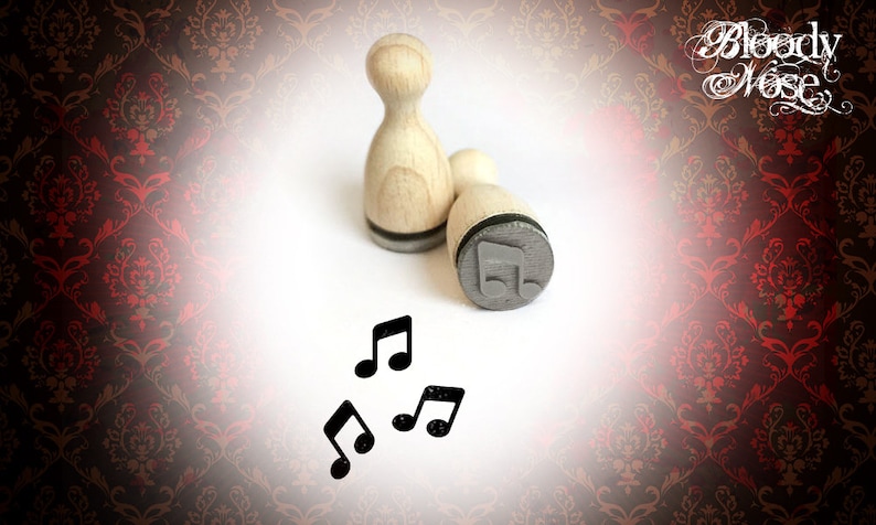 Mini Stempel Musik Note - Etsy.de