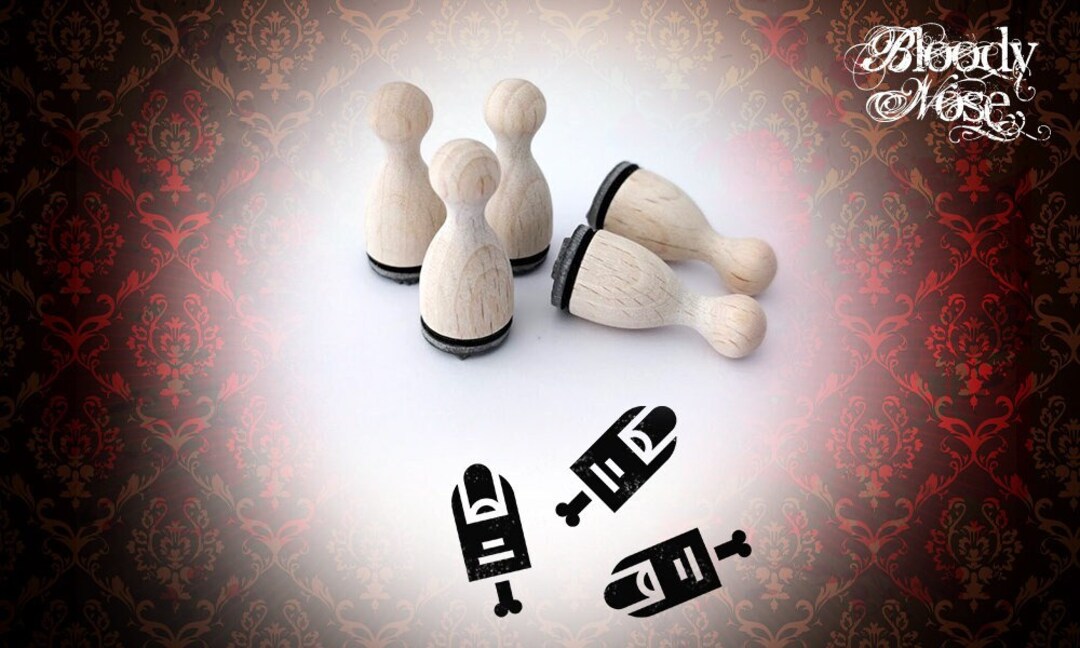Zombie Finger Mini Stamp - Etsy