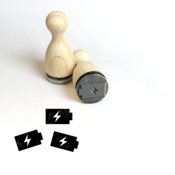 Battery Indicator Mini Stamp - Etsy