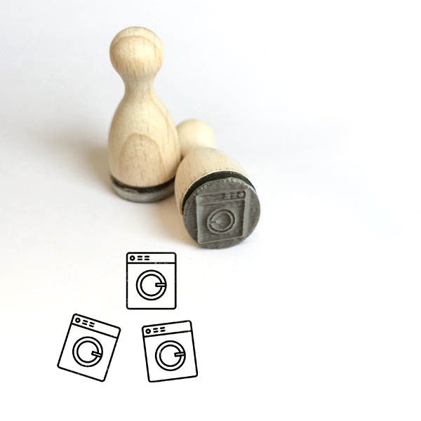 Washing Machine Mini Stamp | Etsy