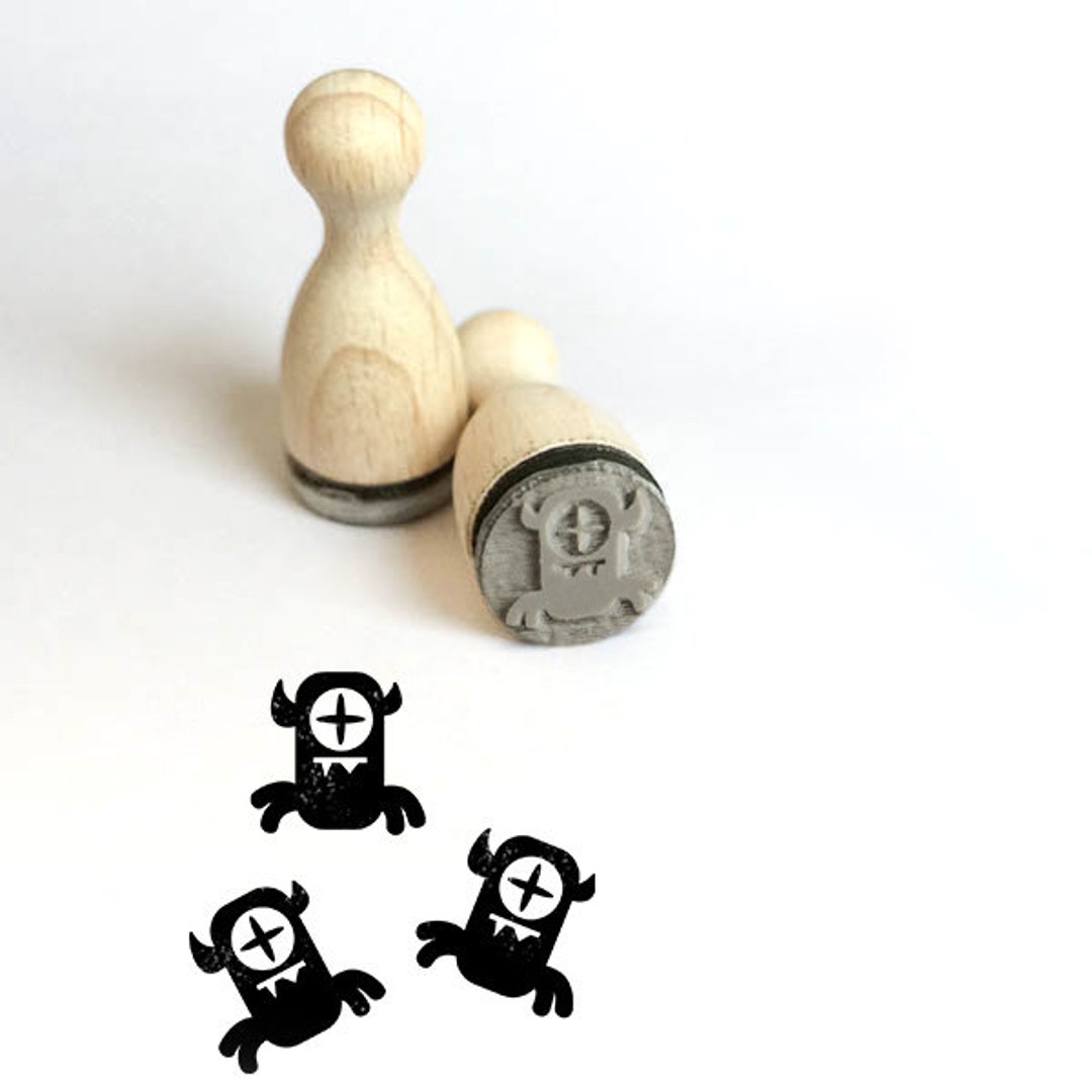 Mini Stamp Alien Monster - Etsy
