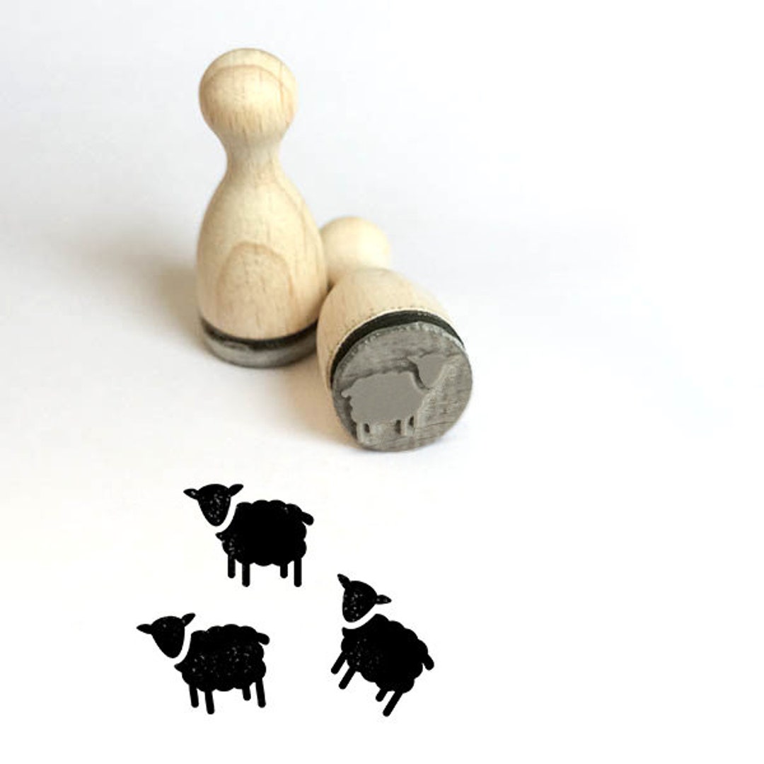 Mini Stamp Sheep - Etsy