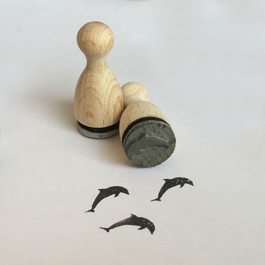 Delfin Mini Stempel Mini-Stempel - Etsy.de