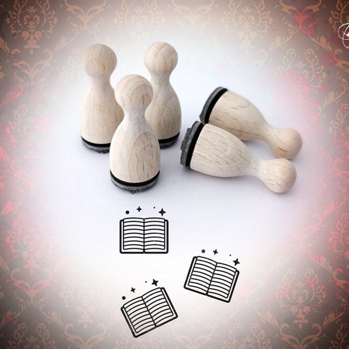 Ministamp Open Book Stamp - Etsy