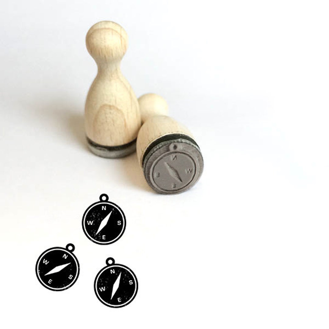 Mini Stamp Compass - Etsy