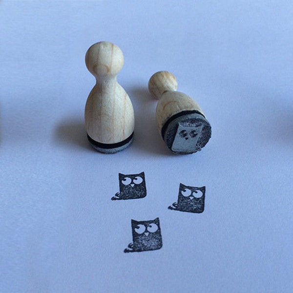 Stamp Owl - Etsy