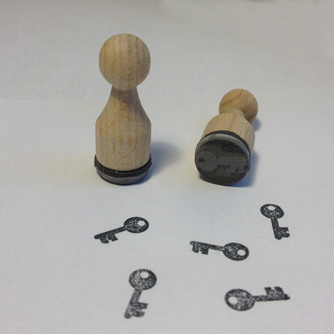 Schlüssel MiniStempel Stempel - Etsy.de