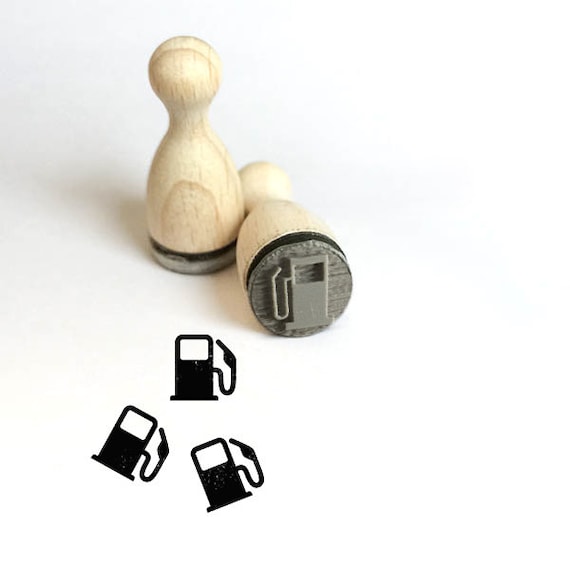 Gas Station Mini Stamp | Etsy