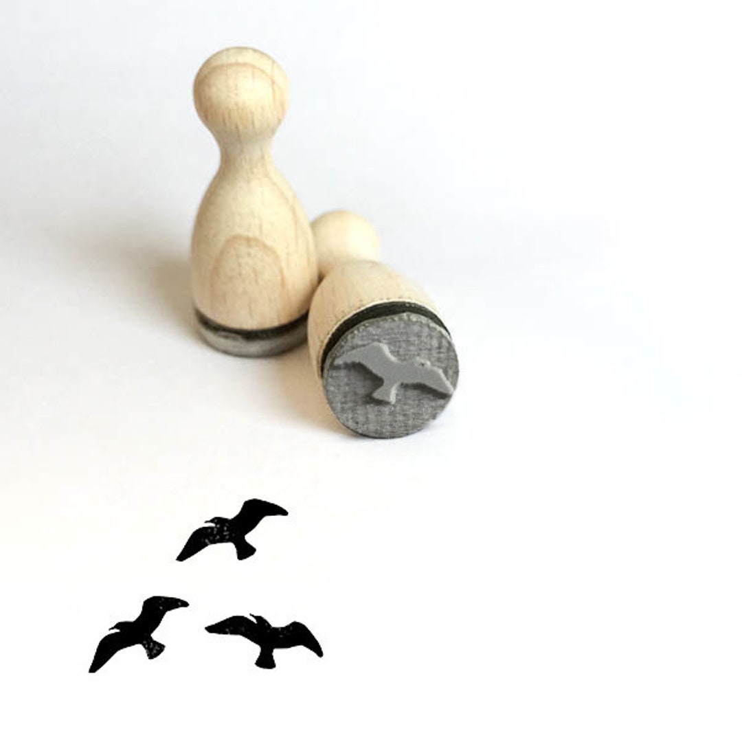 Gull Mini Stamp - Etsy