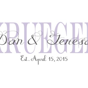 Printable Established Sign / Wedding / Family Established Sign - Etsy