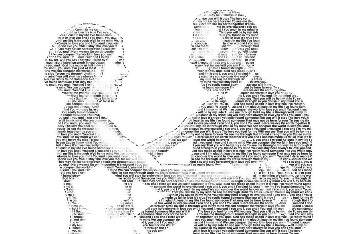 Printable Song Lyric Text Photo - Etsy