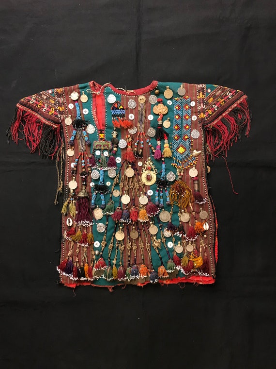 Turkmen Kids clothes Kuchi ethnic baby dress costume… - Gem