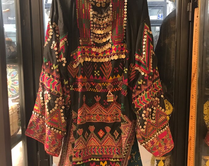 Handmade Khoisan Noristan Dress, Vintage Ethnic Tribal Dress, Unique ...