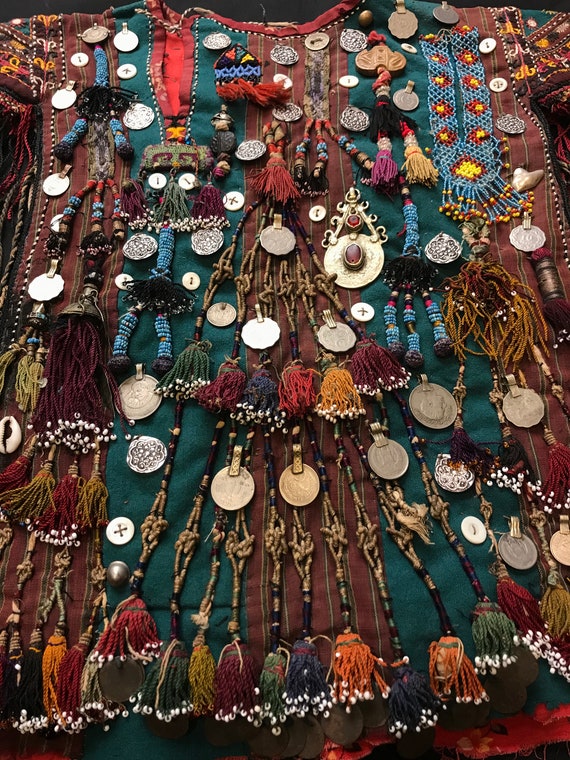 Turkmen Kids clothes Kuchi ethnic baby dress costume… - Gem