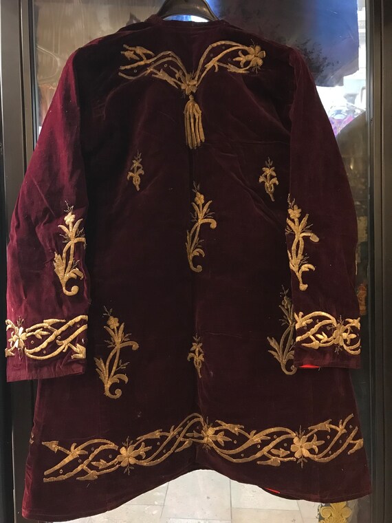 Antique ottoman jacket, silver thread embroidery jack… - Gem