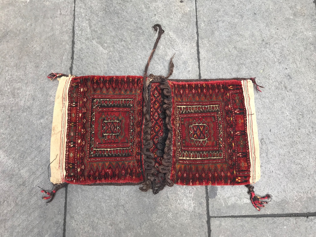 Vintage Handmade Saddlebag, Turkmen Heybe Bag, Ethnic Tribal Bags ...