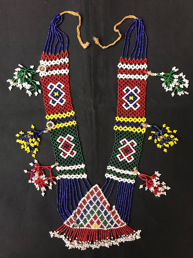 Afghan Kuchi Beads Necklace Ethnic Tribal Necklace Vintage - Etsy