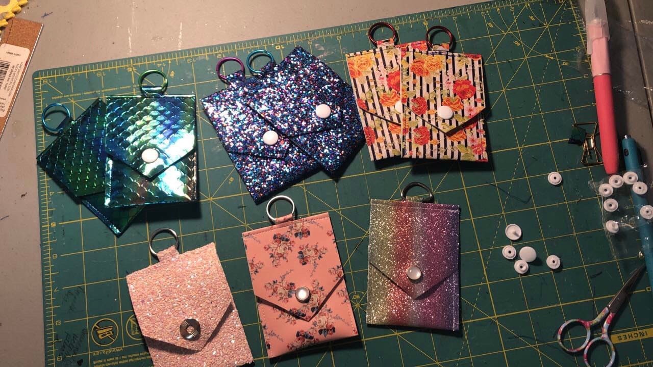 Key Chain Card Holder | Etsy