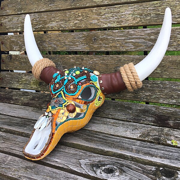 Faux Cow Skull - Etsy
