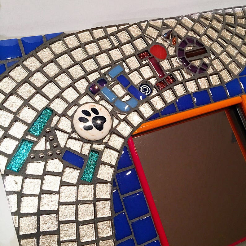 Glass Mosaic Mirror With Positive Affirmation/you’re Pawfect/ Dog Decor ...