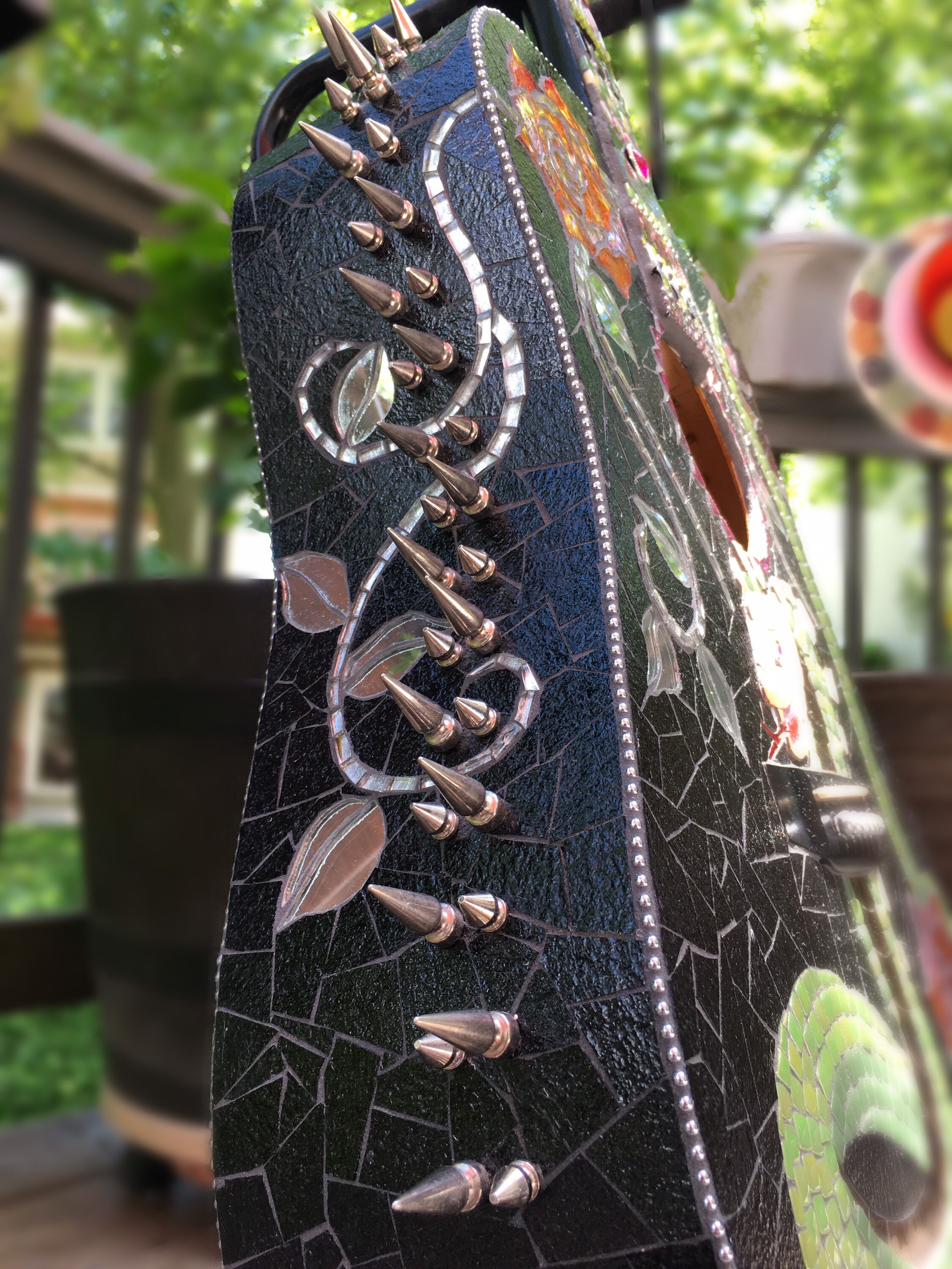 Glass Mosaic Guitar Steampunk Art/decorative Musical Instrument - Etsy